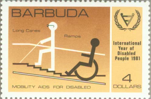 1981 International Year of Disabled People mobility aids - Stamps of ...