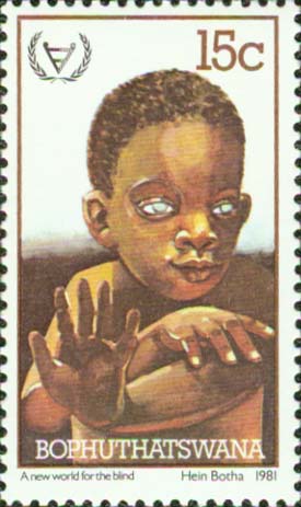 1981 International Year of Disabled People - Blind - Stamps of Disability